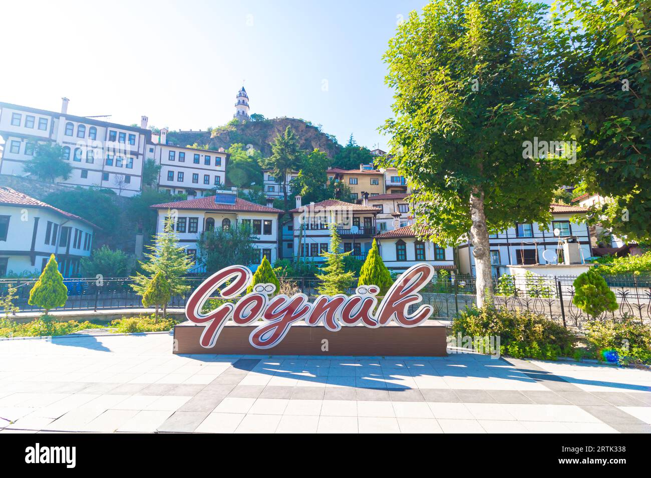 Cityscape of Goynuk. Cittaslow towns of Turkiye background photo ...