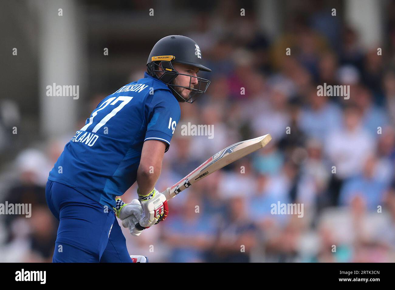 London, UK. 13th Sep, 2023. England's Gus Atkinson batting as England ...