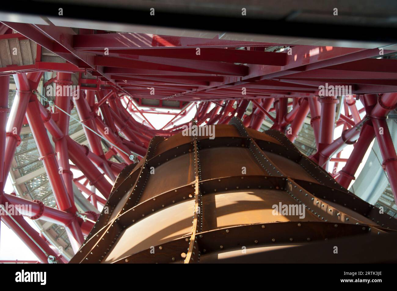 The ArcelorMittal Orbit tower during the London 2012 Olympics Stock ...