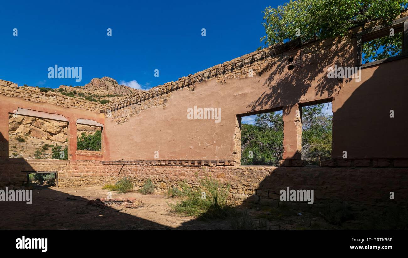 Company store, Sego ghost town, Sego Canyon, Utah Stock Photo - Alamy