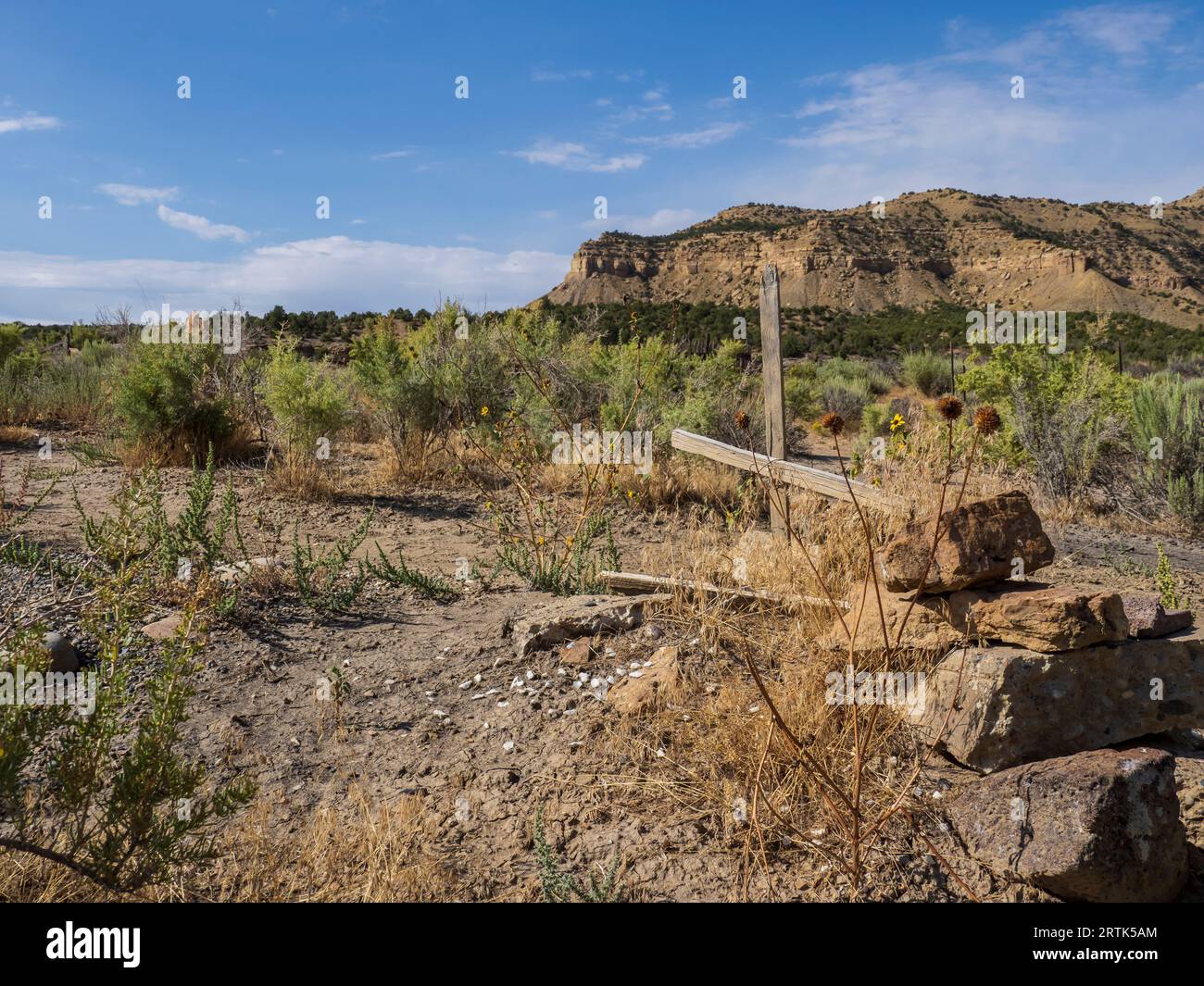 Sego cemetery, Sego ghost town, Sego Canyon, Utah Stock Photo - Alamy