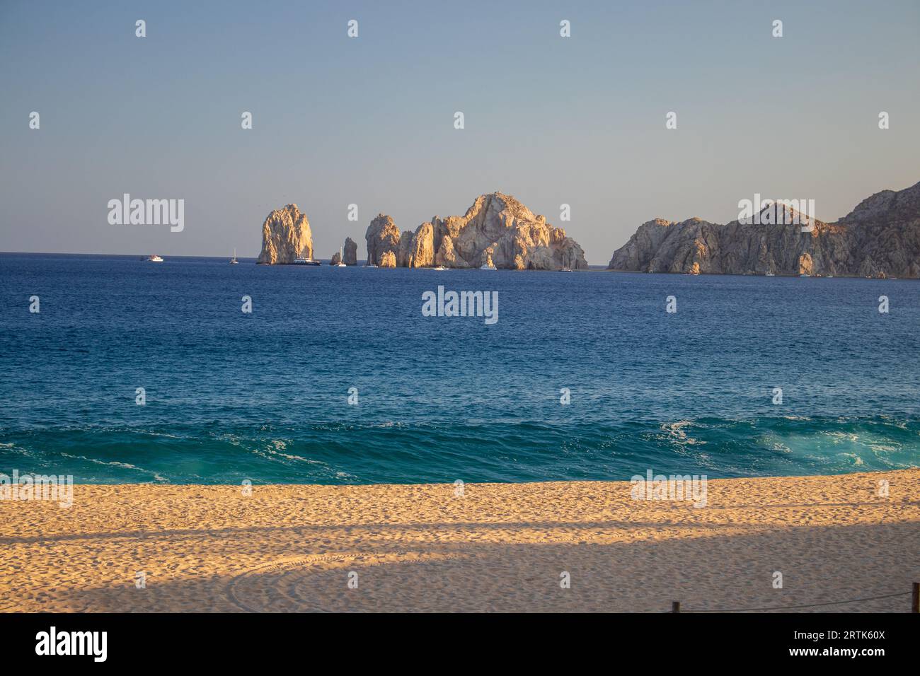 The Cabo Arches view from the beach, Cabo San Lucas, is a resort city ...
