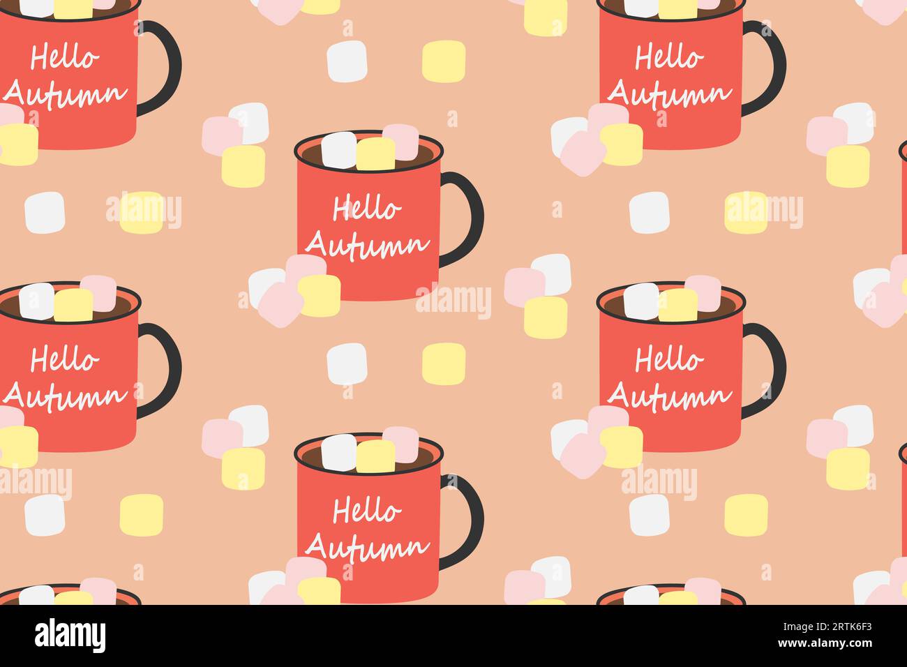 Hello kitty design wallpaper in cartoon Stock Vector Images - Alamy