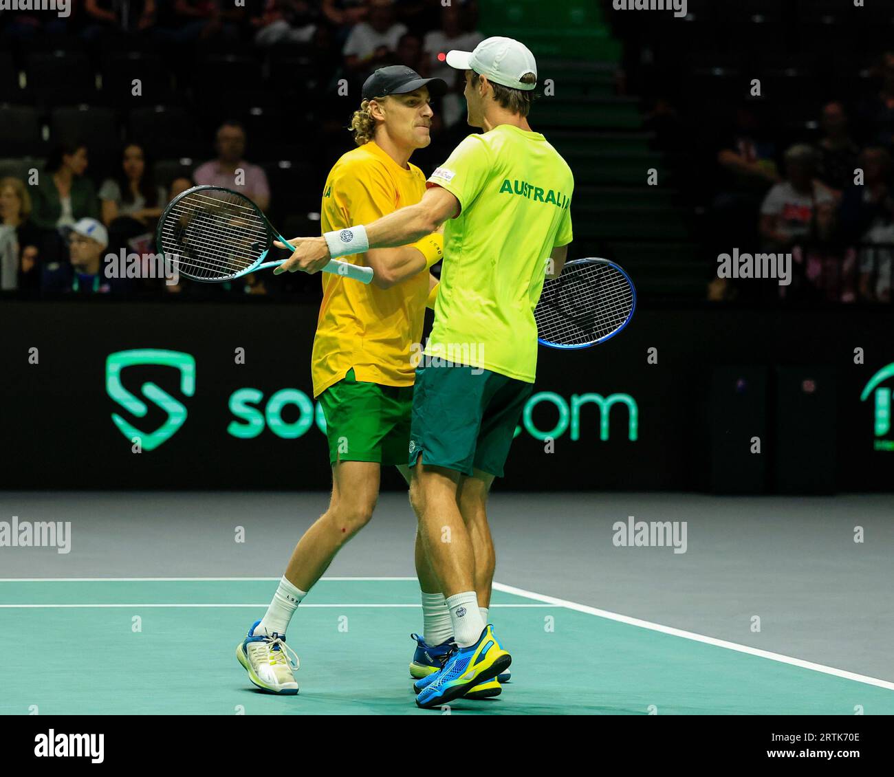 Matthew Ebden (AUS)and Max Purcell (AUS) celebrate winning their ...