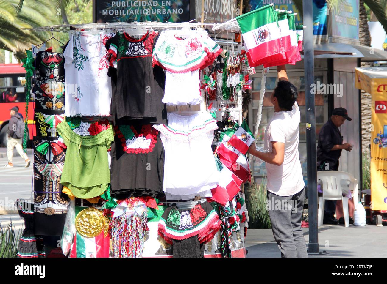 Mexico City, Mexico - September 6, 2023: Street stall selling Mexican ...