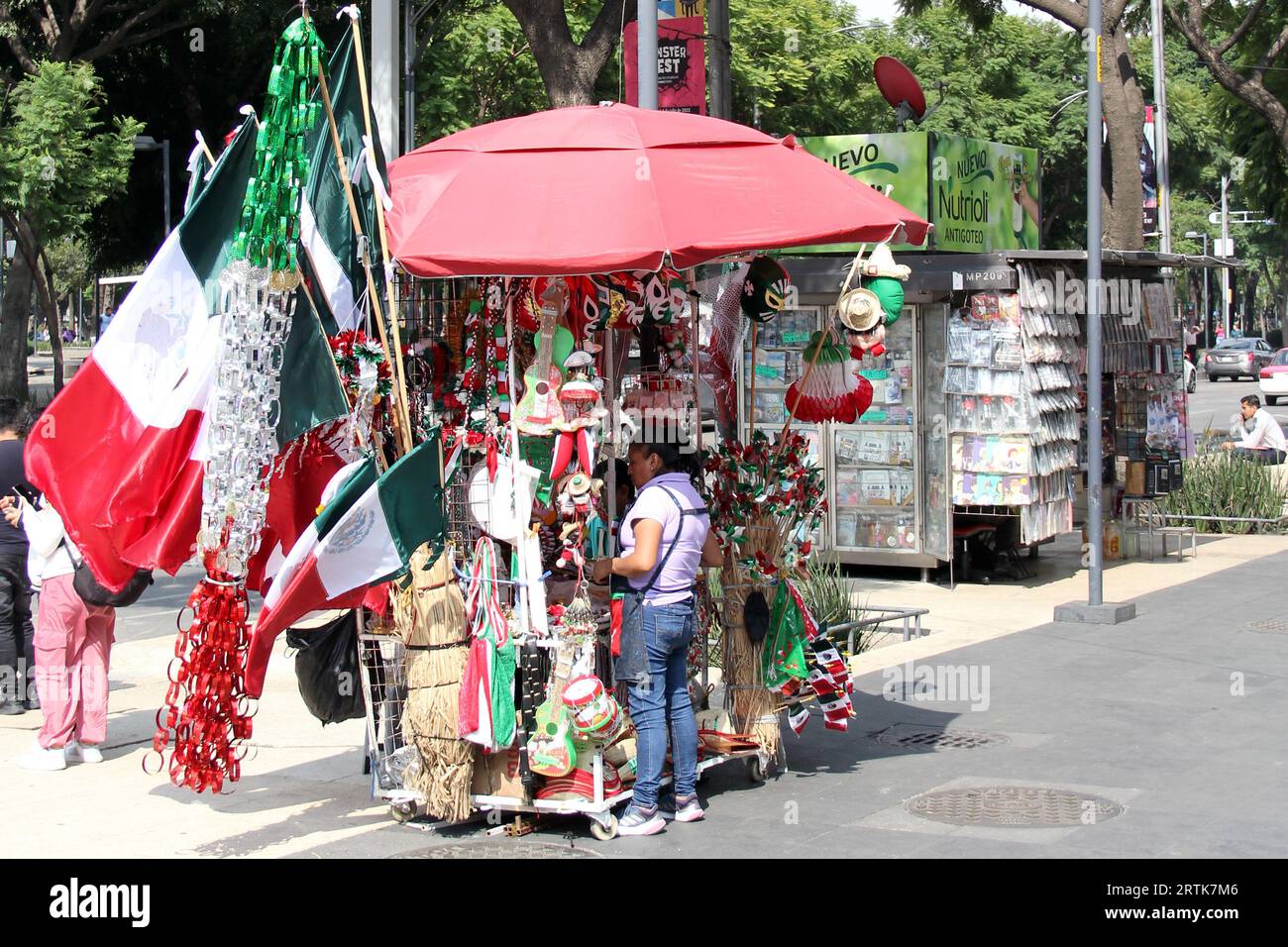 Mexico City, Mexico - September 6, 2023: Street stall selling Mexican ...