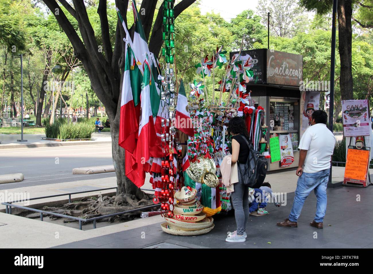 Mexico City, Mexico - September 6, 2023: Street stall selling Mexican ...