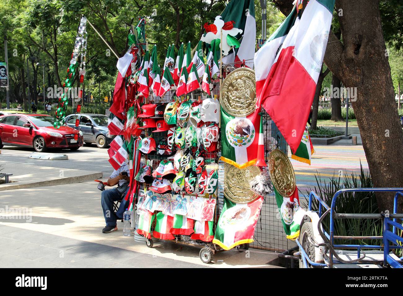 Mexico City, Mexico - September 6, 2023: Street stall selling Mexican ...
