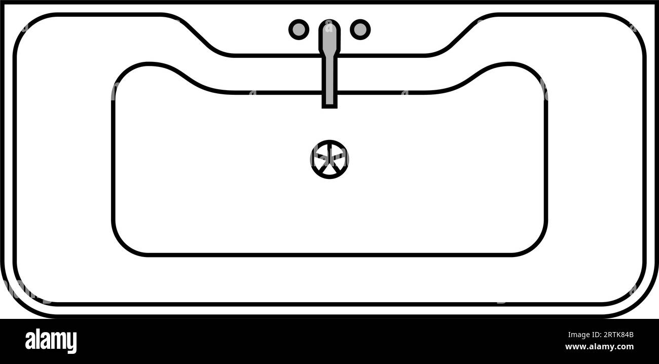 Bath Top view vector illustration design Stock Vector Image & Art - Alamy