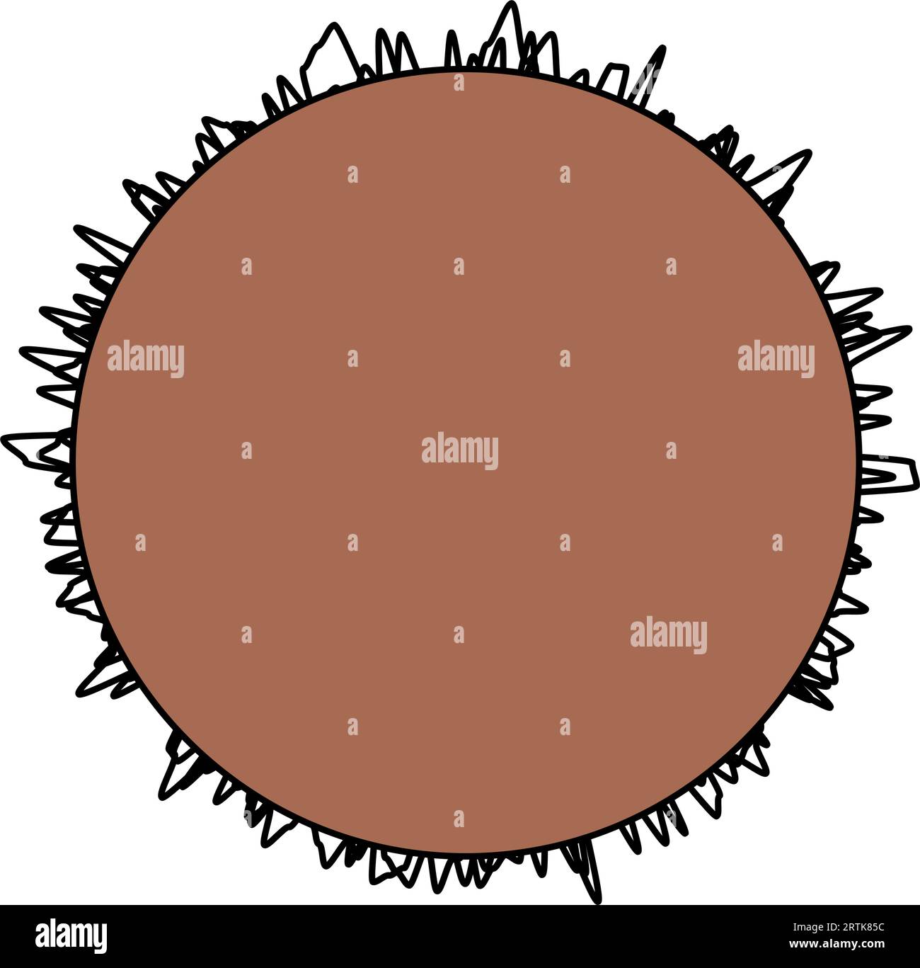 Carpet circle Top view vector illustration design Stock Vector Image ...