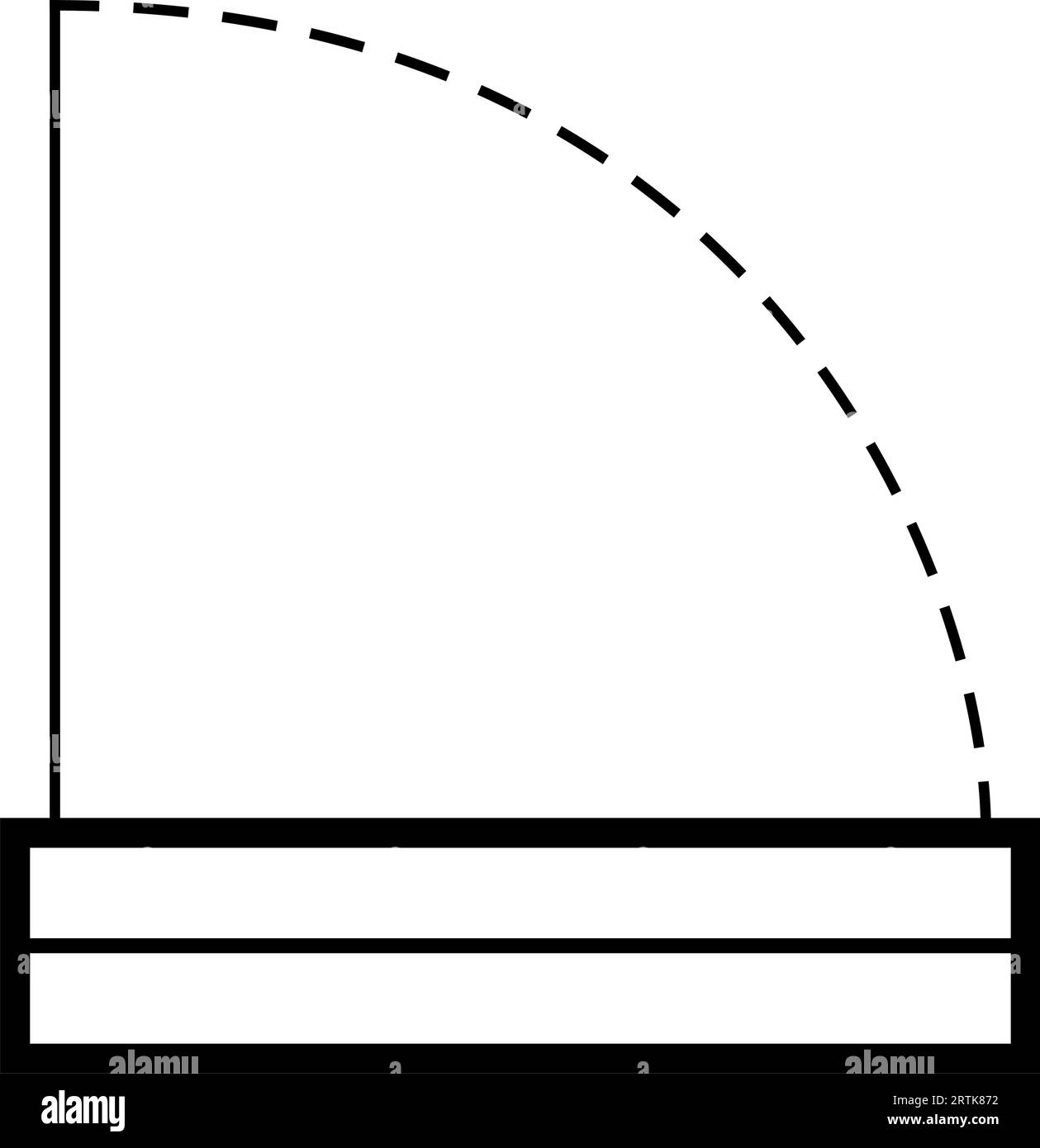 Door section Top view vector illustration design Stock Vector Image ... Door section Top view vector illustration design Stock Vector Image ...