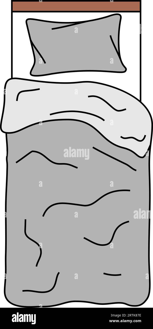 Bed Top view vector illustration design Stock Vector Image & Art - Alamy