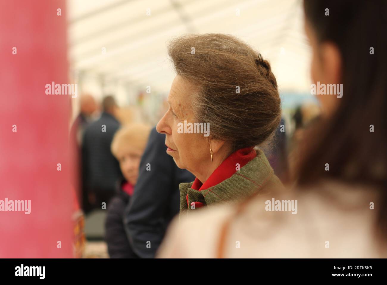 Princess Anne at the World Sheepdog Trials 2023 at Gill Hall Farm ...