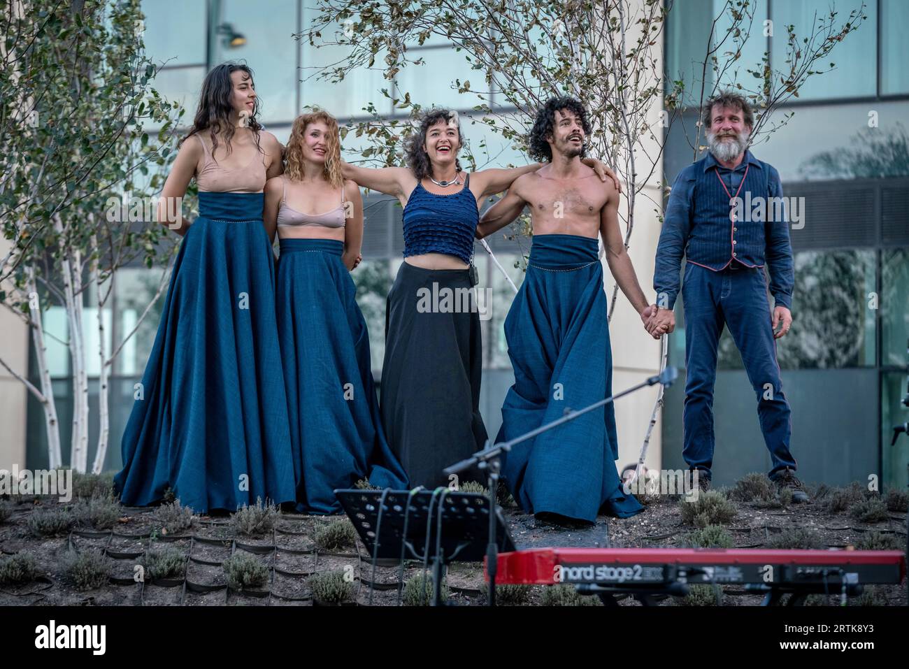 RoZéO by Gratte Ciel. Performed in Tide Square, North Greenwich as part ...