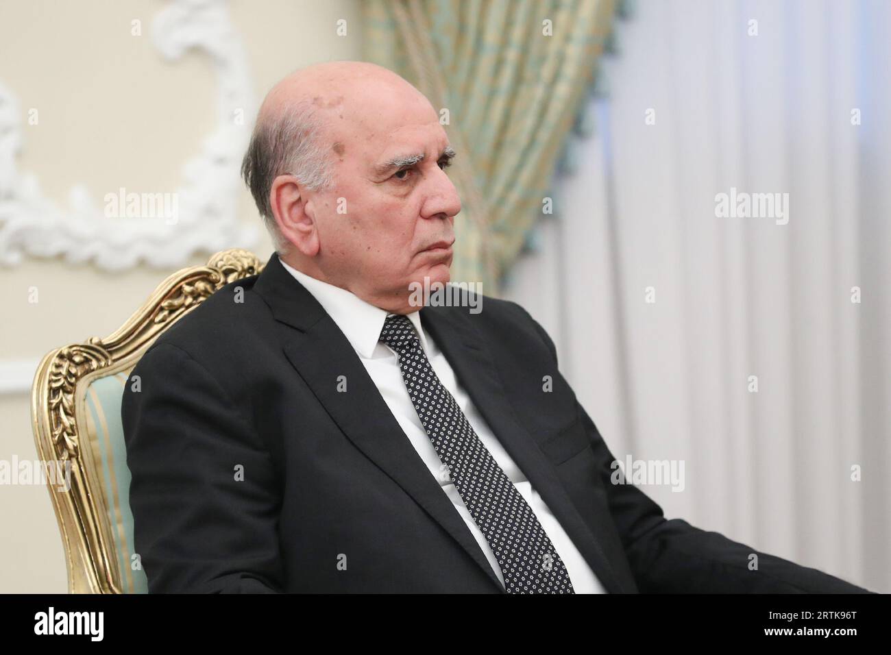 Tehran, Iran. 13th Sep, 2023. Iraqi Foreign Minister FUAD HUSSEIN is ...