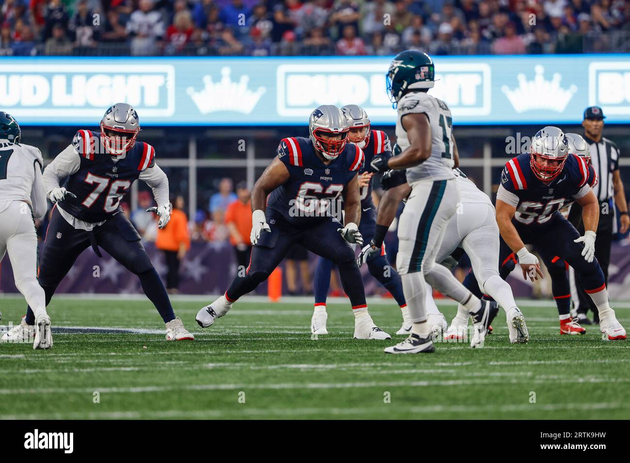 New England Patriots offensive lineman Calvin Anderson (76), Sidy Sow ...