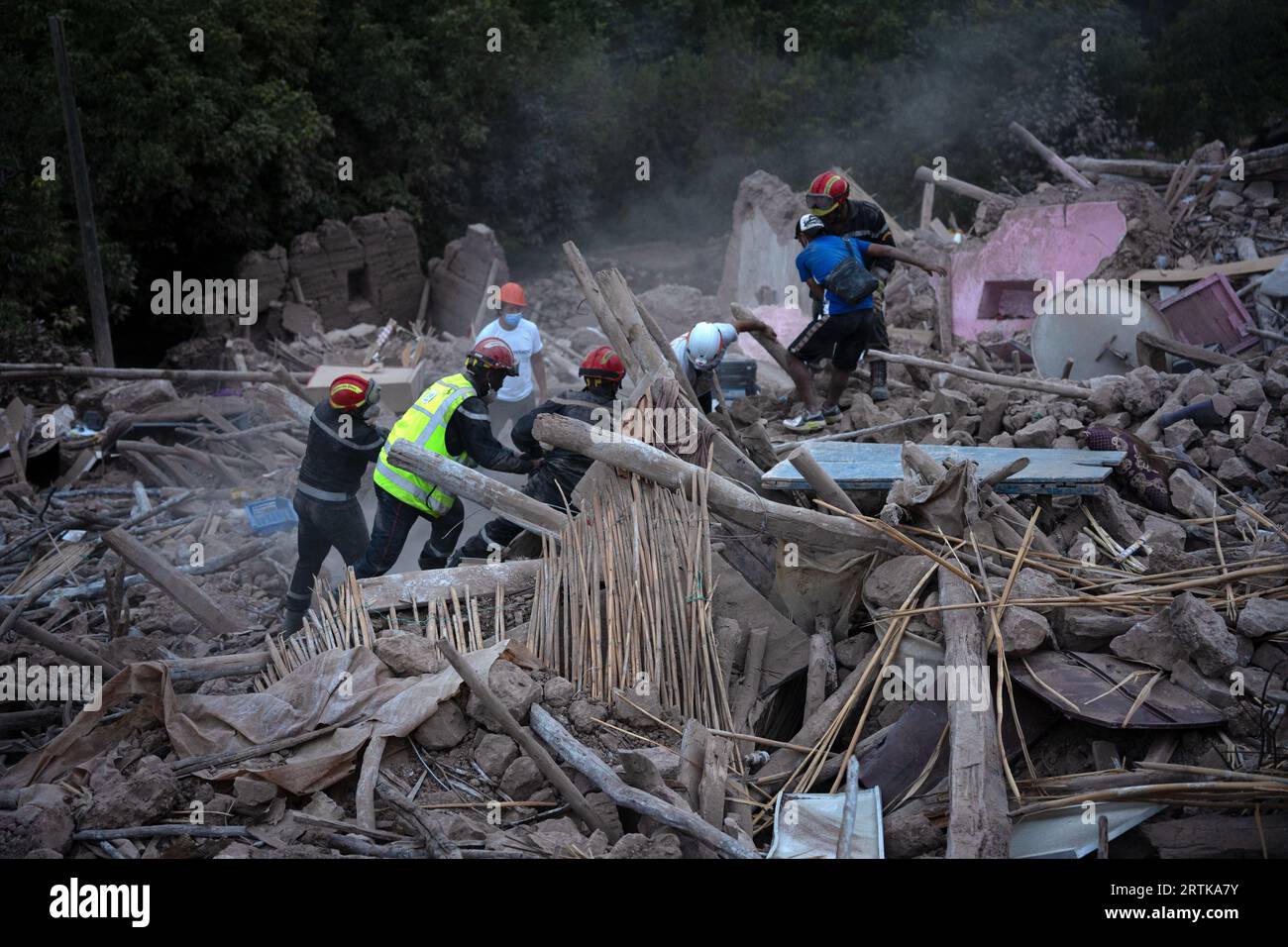A group "Movement on the ground" seen searching for a possible 17-year ...