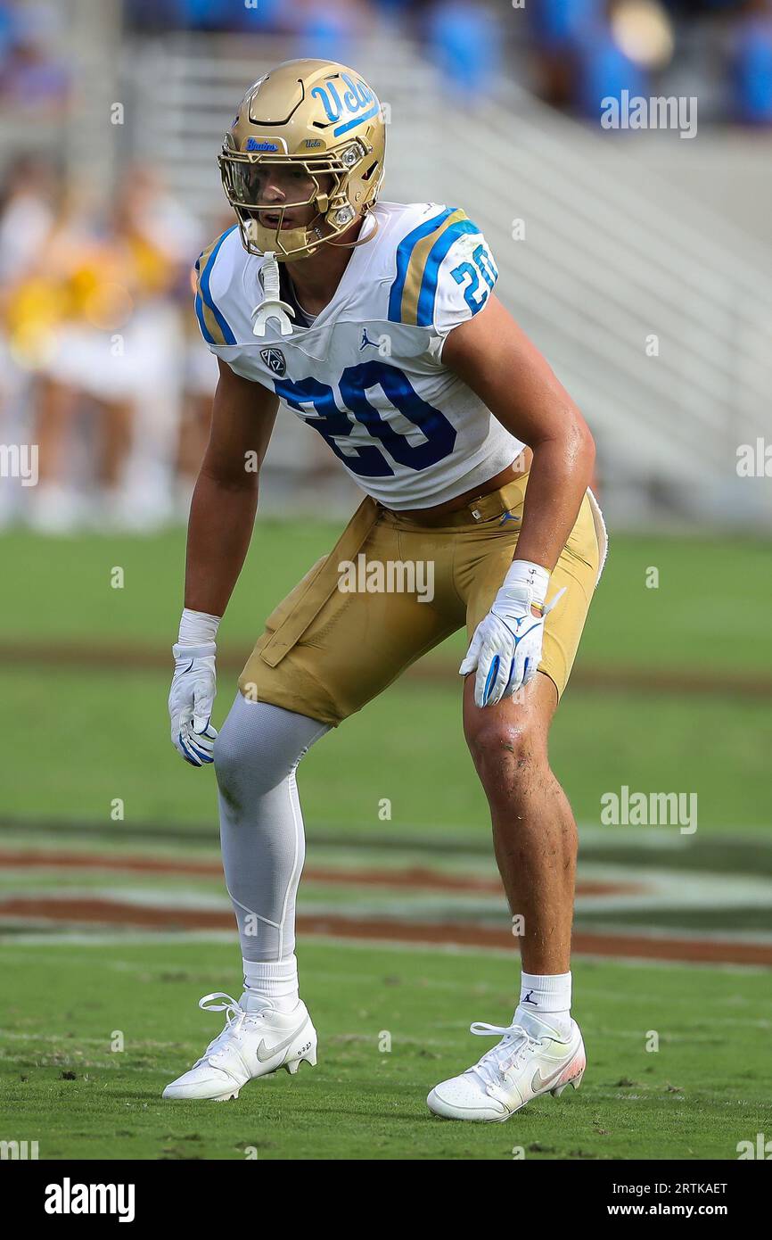 SAN DIEGO, CA - SEPTEMBER 9: UCLA Bruins linebacker Kain Medrano #20 ...