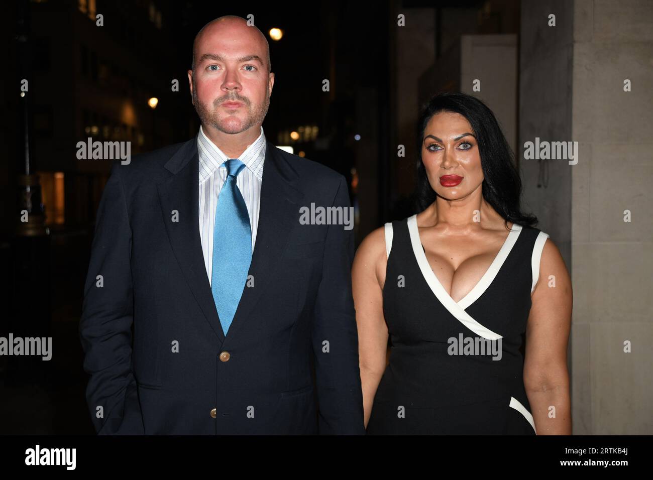 Actress Jeanine Nerissa Sothcott leaving dinner at Sartoria Restaurant ...