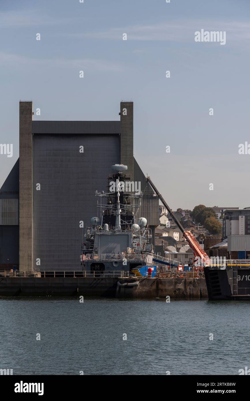 Devonport Dockyard, Plymouth, Devon, England, UK. 6 September 2023 ...