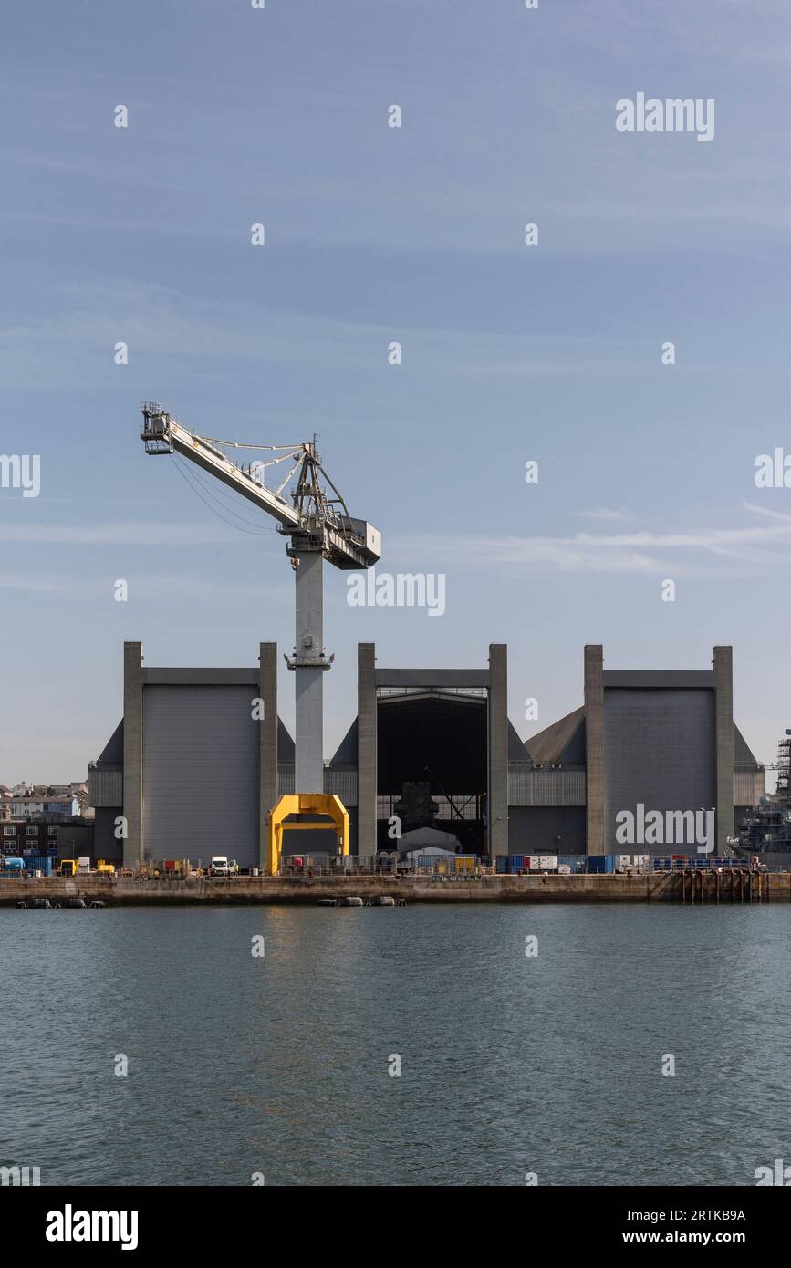 Devonport Dockyard, Plymouth, Devon, England, UK. 6 September 2023 ...