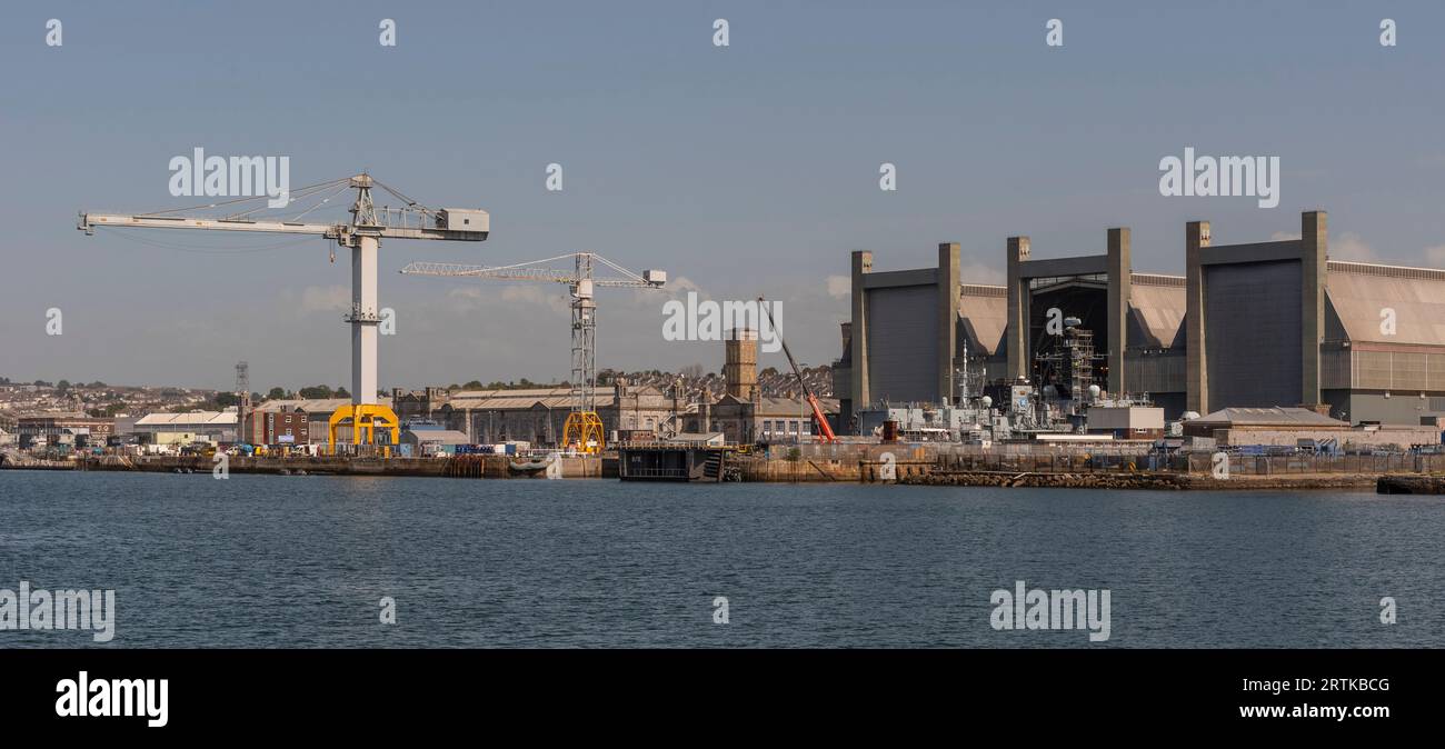 Devonport Dockyard, Plymouth, Devon, England, UK. 6 September 2023 ...