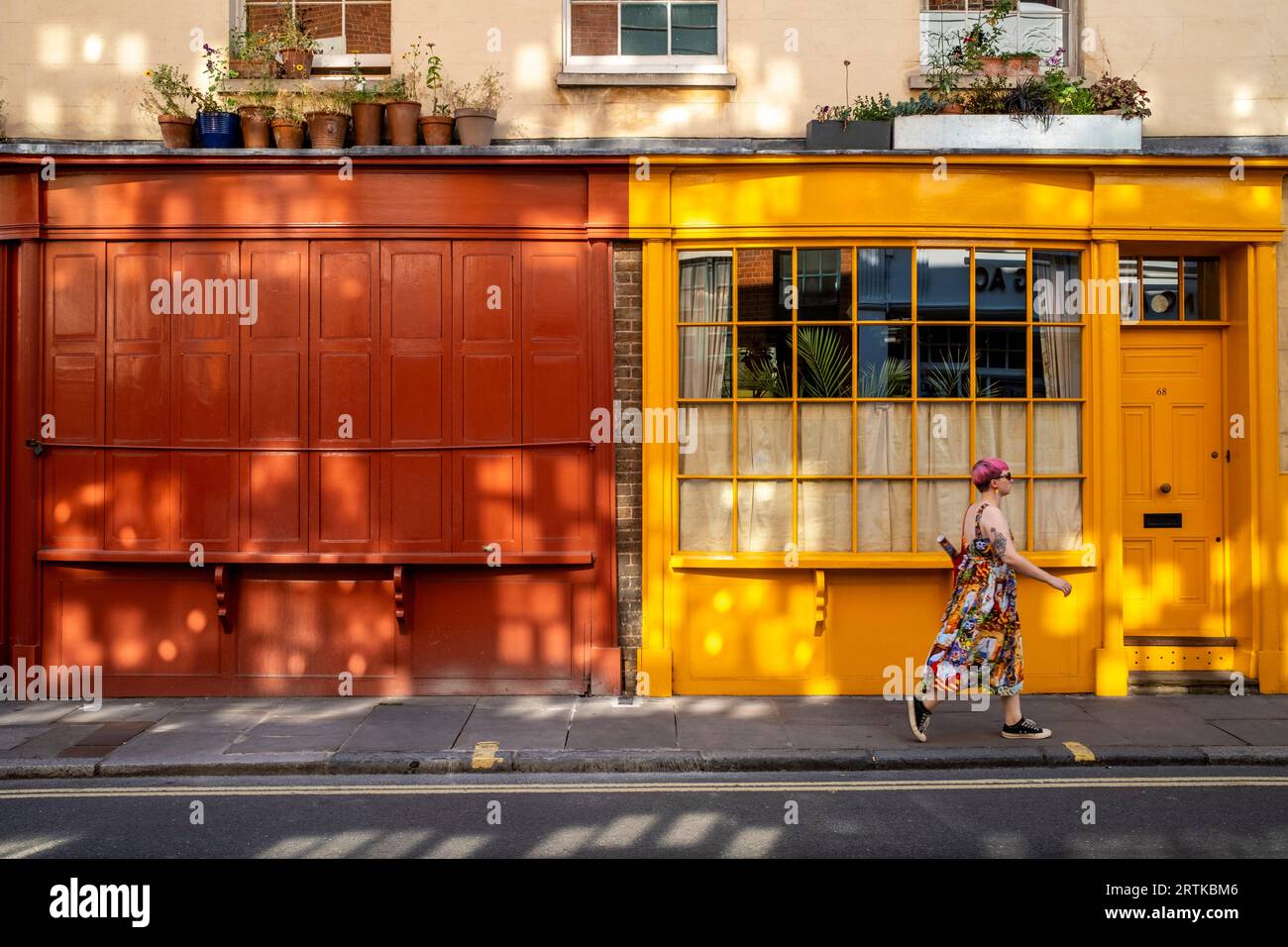 Urban area colourful buildings hi-res stock photography and images - Alamy