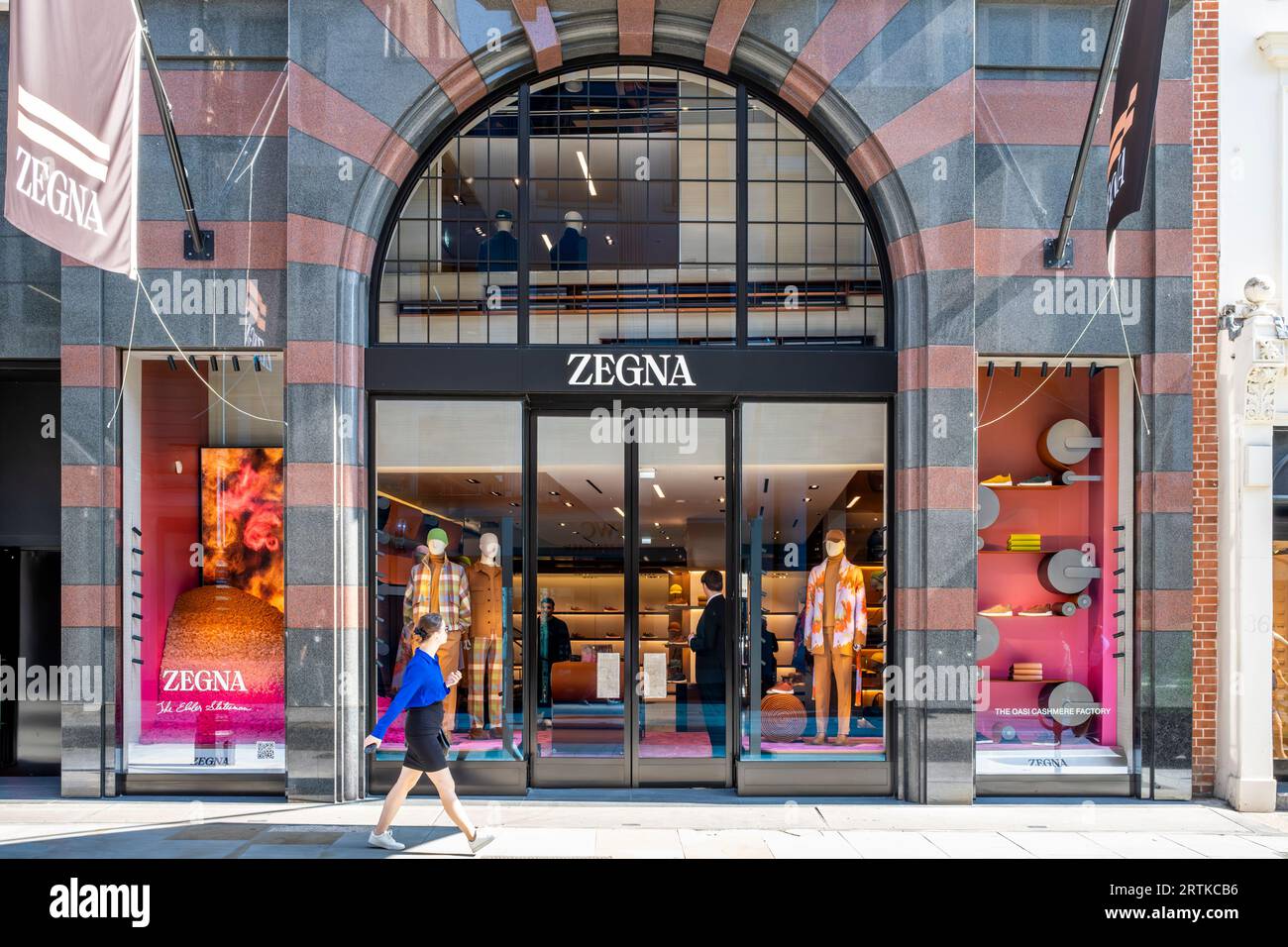 The Zegna Store, New Bond Street, London, UK Stock Photo - Alamy