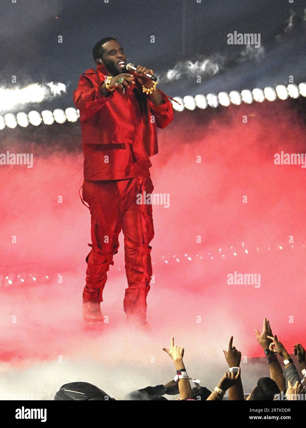 Newark, USA. 12th Sep, 2023. Sean 'Diddy' Combs performs onstage at the ...
