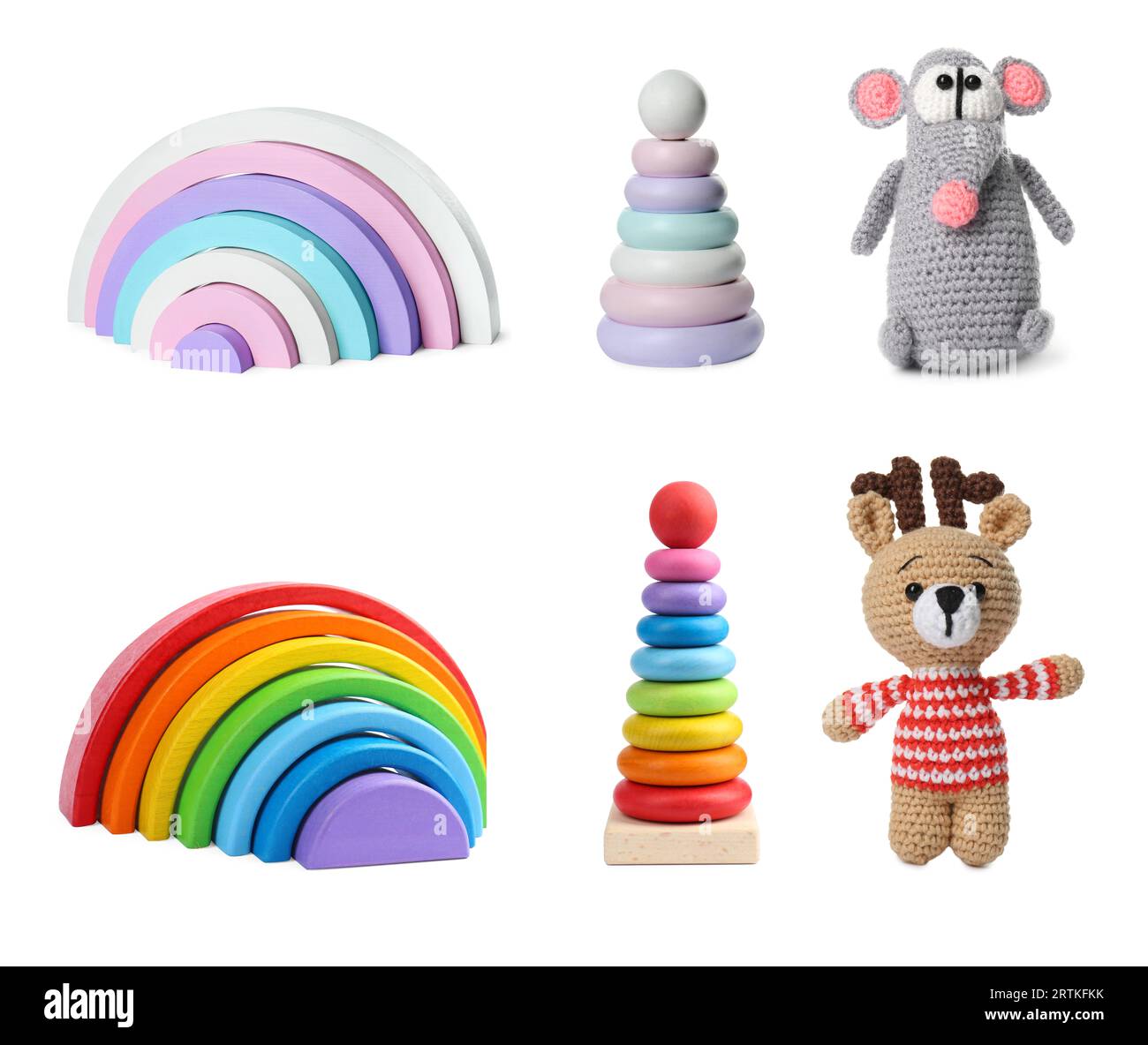 Crocheted set hi-res stock photography and images - Alamy