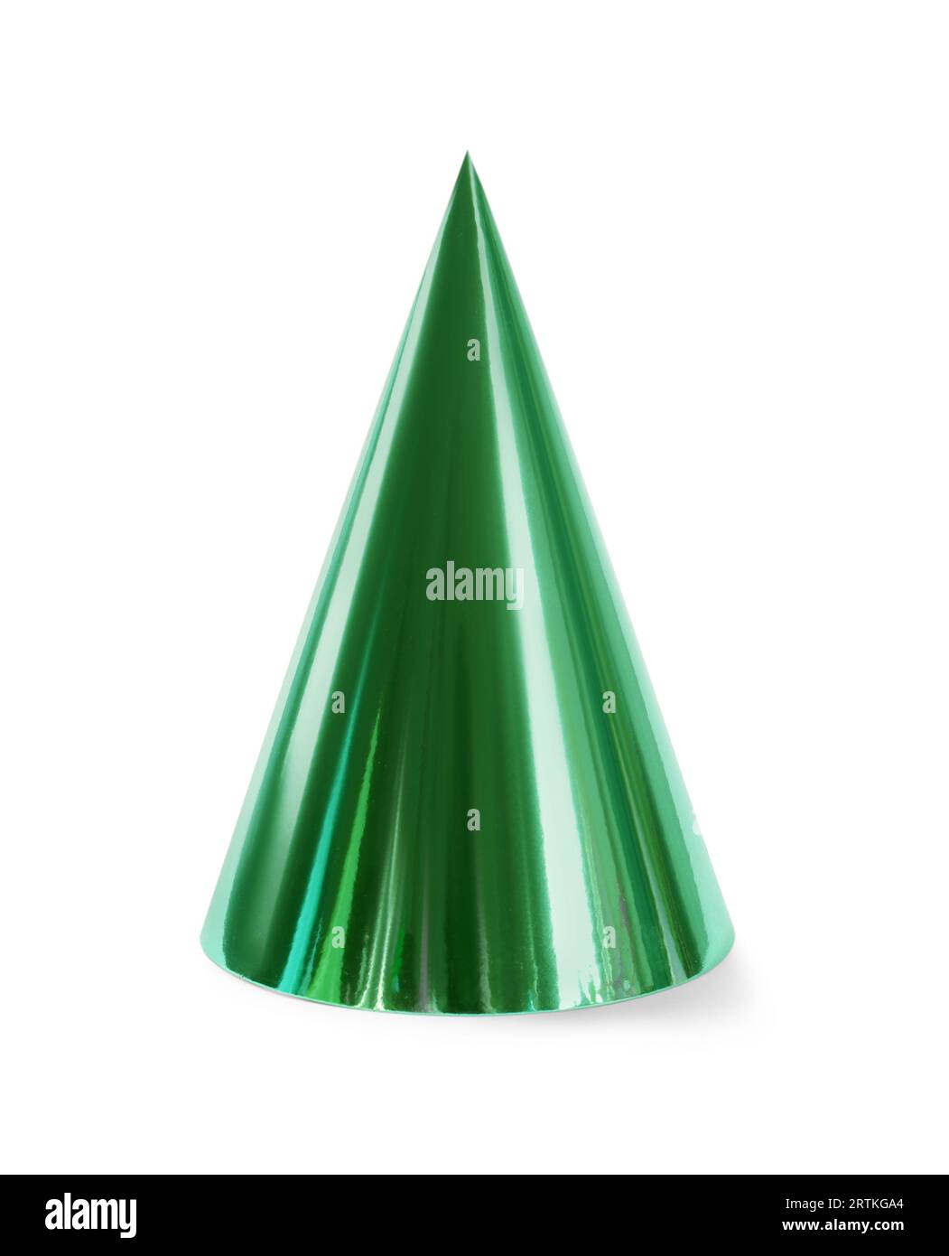 Bright handmade party hat isolated on white Stock Photo - Alamy