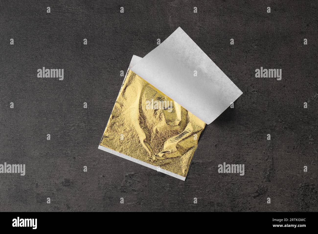 Edible gold sheet hi-res stock photography and images - Alamy