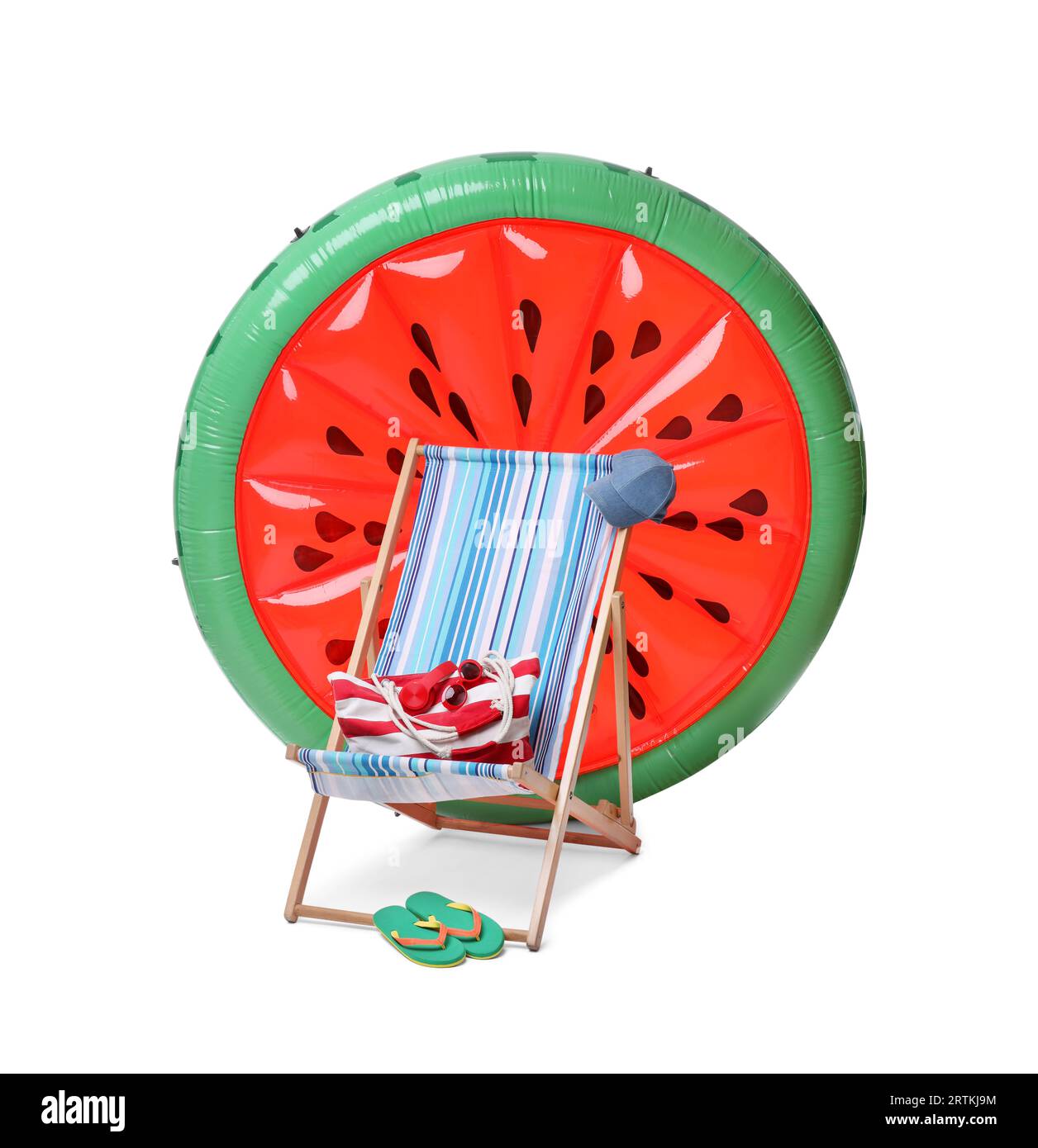 Inflatable deck chair Cut Out Stock Images & Pictures - Alamy