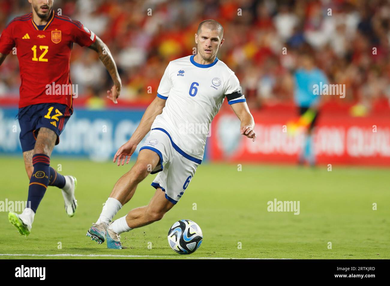 Granada, Spain. 12th Sep, 2023. Alexander Gogic (CYP) Football/Soccer ...