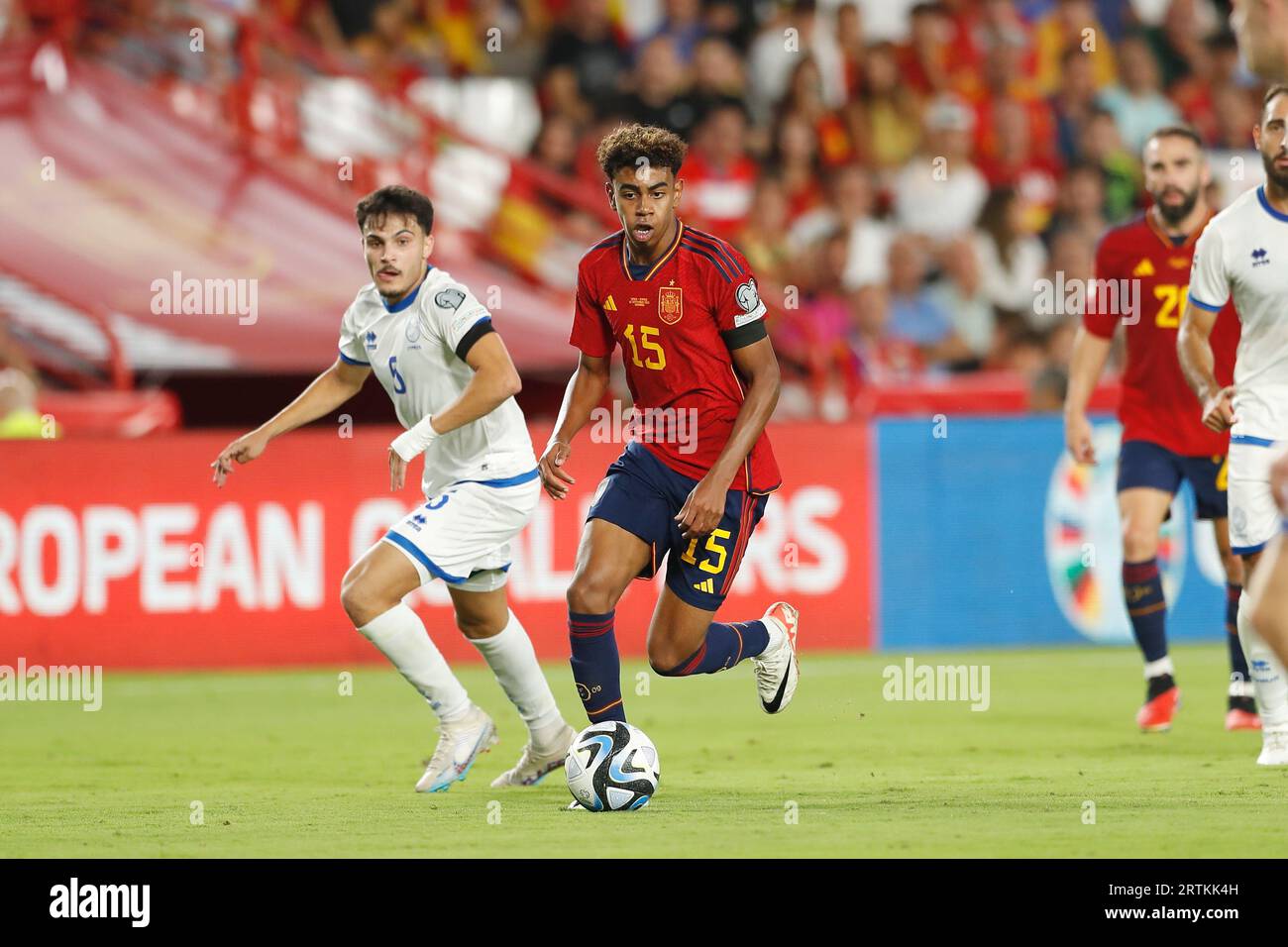 Granada, Spain. 12th Sep, 2023. Lamine Yamal (ESP) Football/Soccer ...