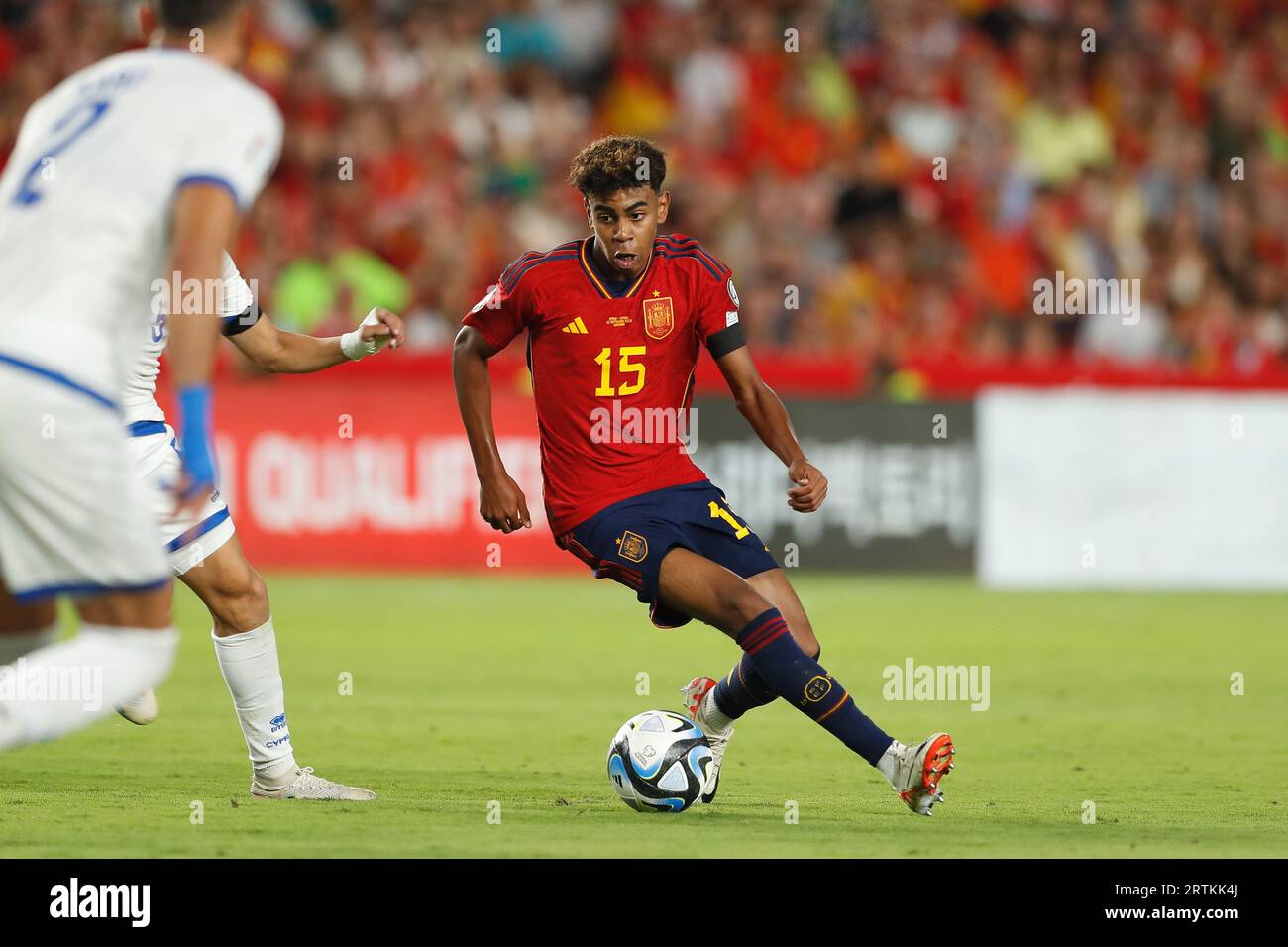 Granada, Spain. 12th Sep, 2023. Lamine Yamal (ESP) Football/Soccer ...