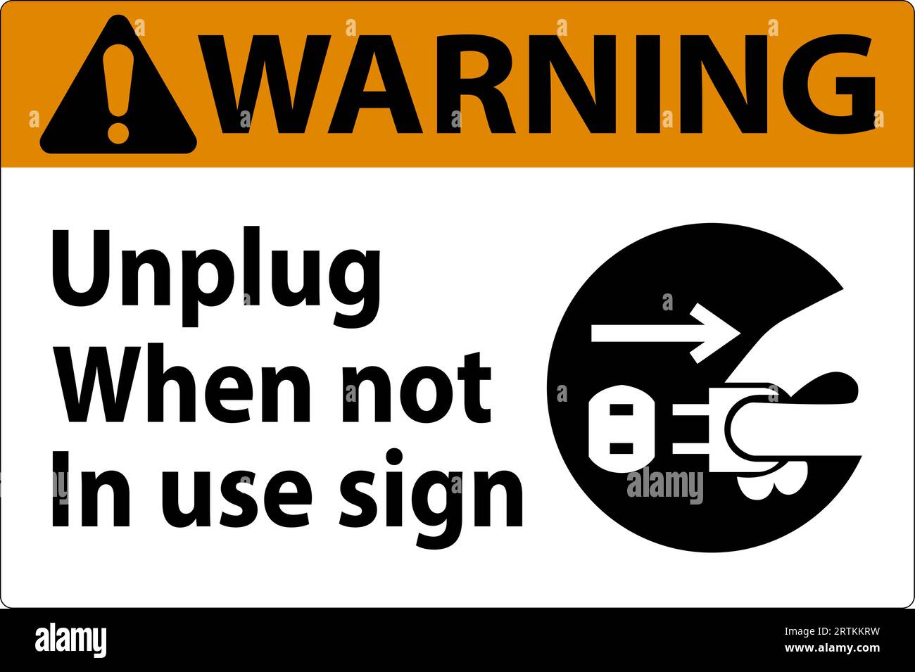 Unplug it warning hi-res stock photography and images - Alamy