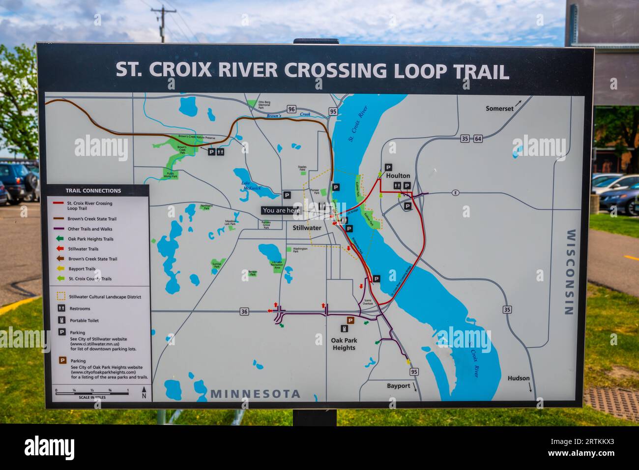 St Croix, WI, USA - June 5, 2022: The St Croix River Crossing Loop ...