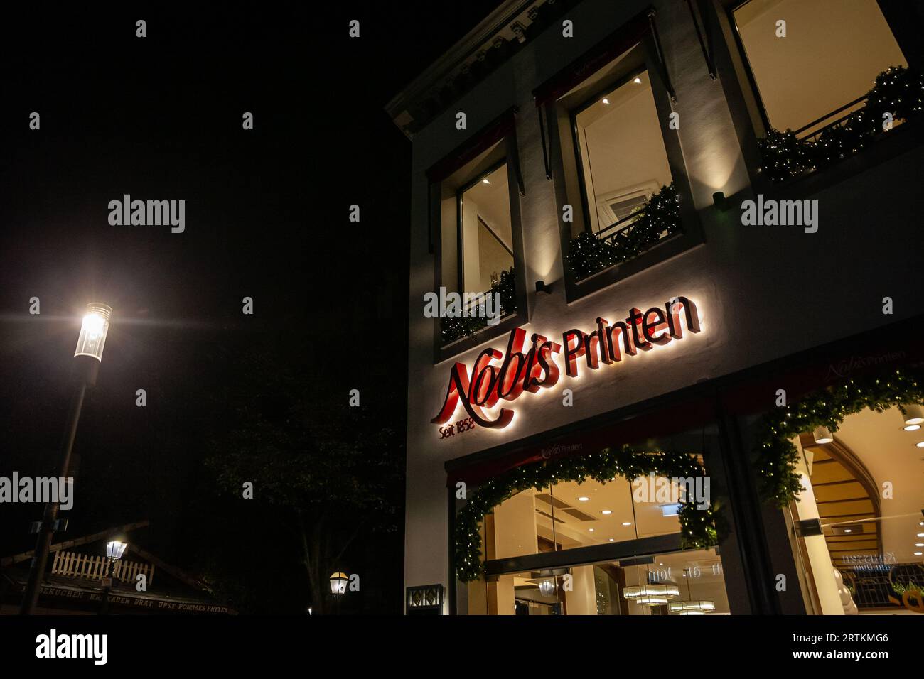 Picture of a sign with the logo of Backerei Nobis Printen on their ...