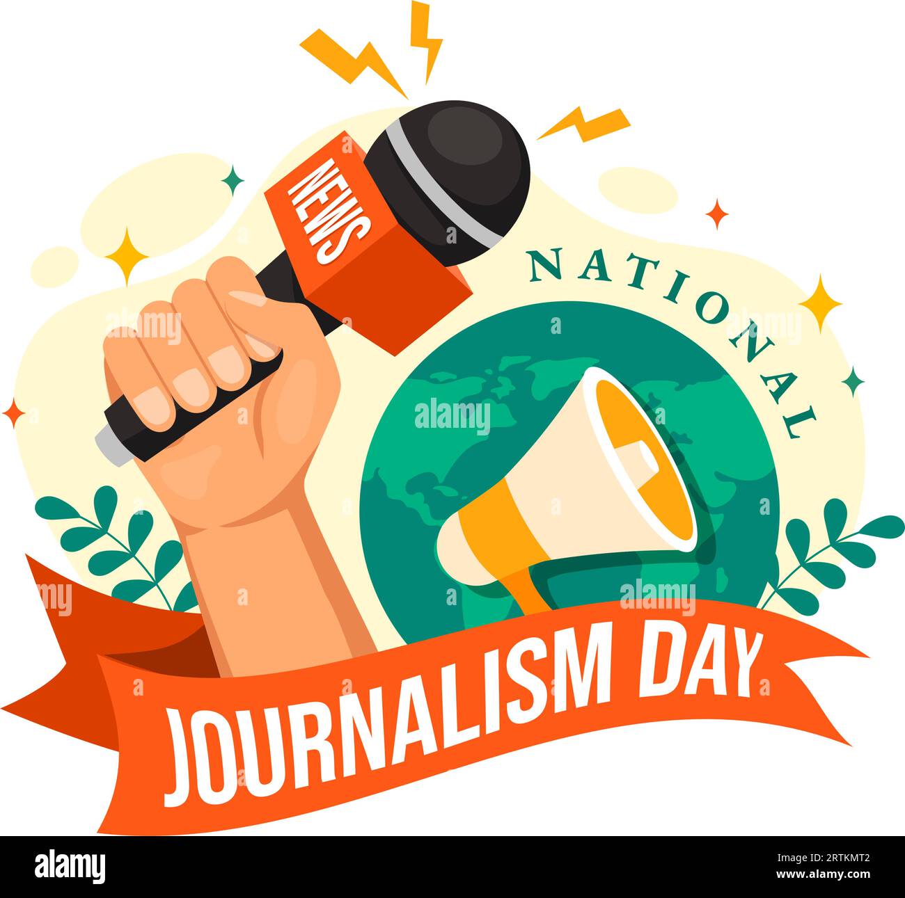 National Journalism Day Vector Illustration to Recognition and ...