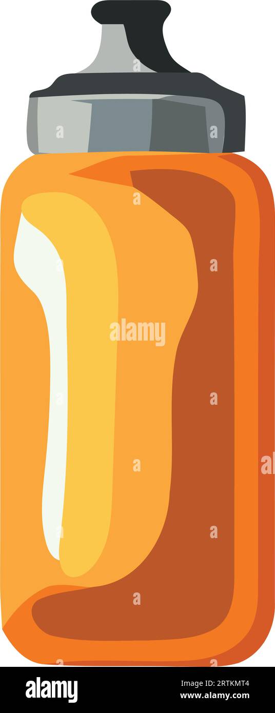 yellow water bottle drink Stock Vector Image & Art - Alamy