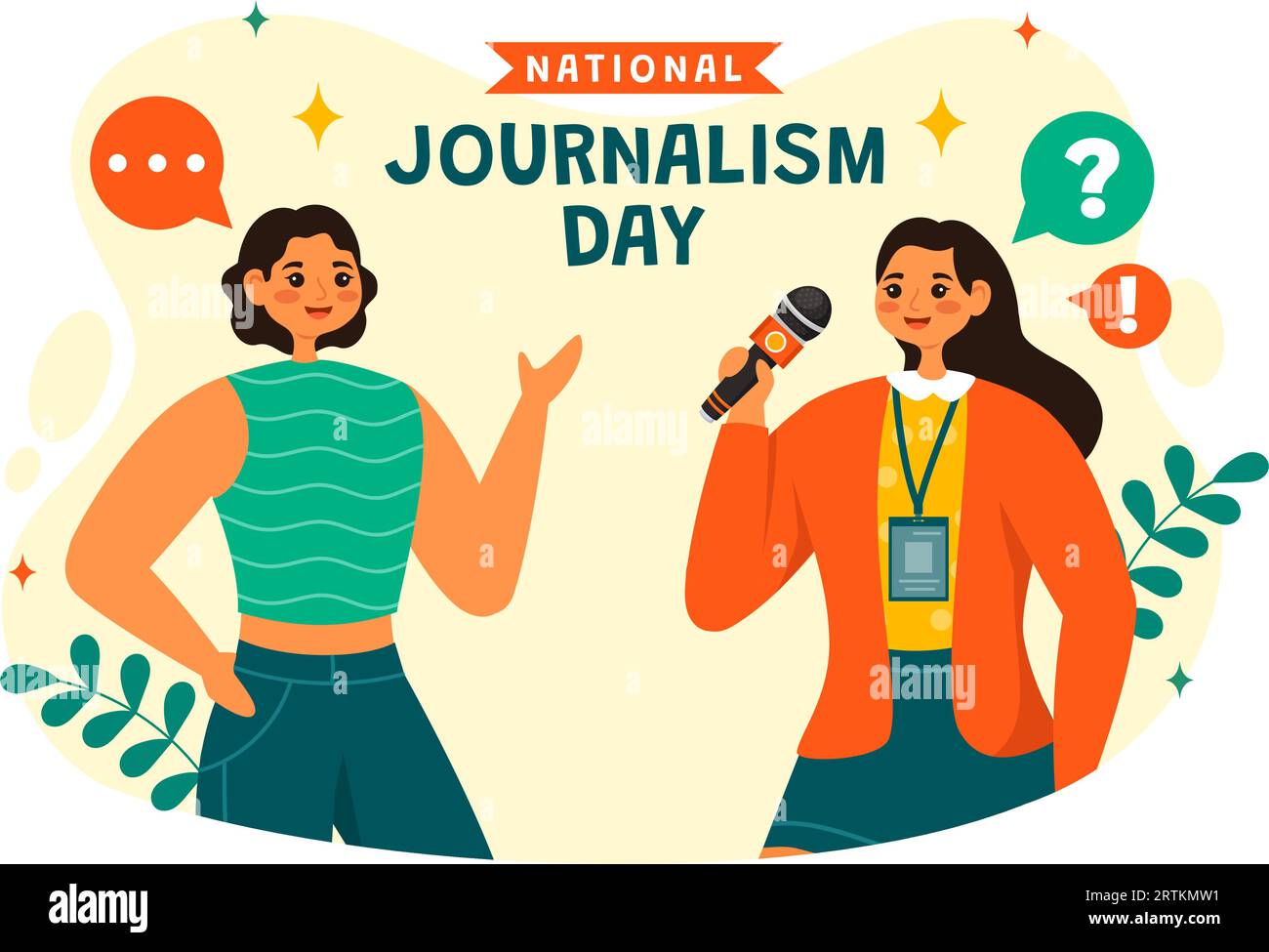 National Journalism Day Vector Illustration to Recognition and ...