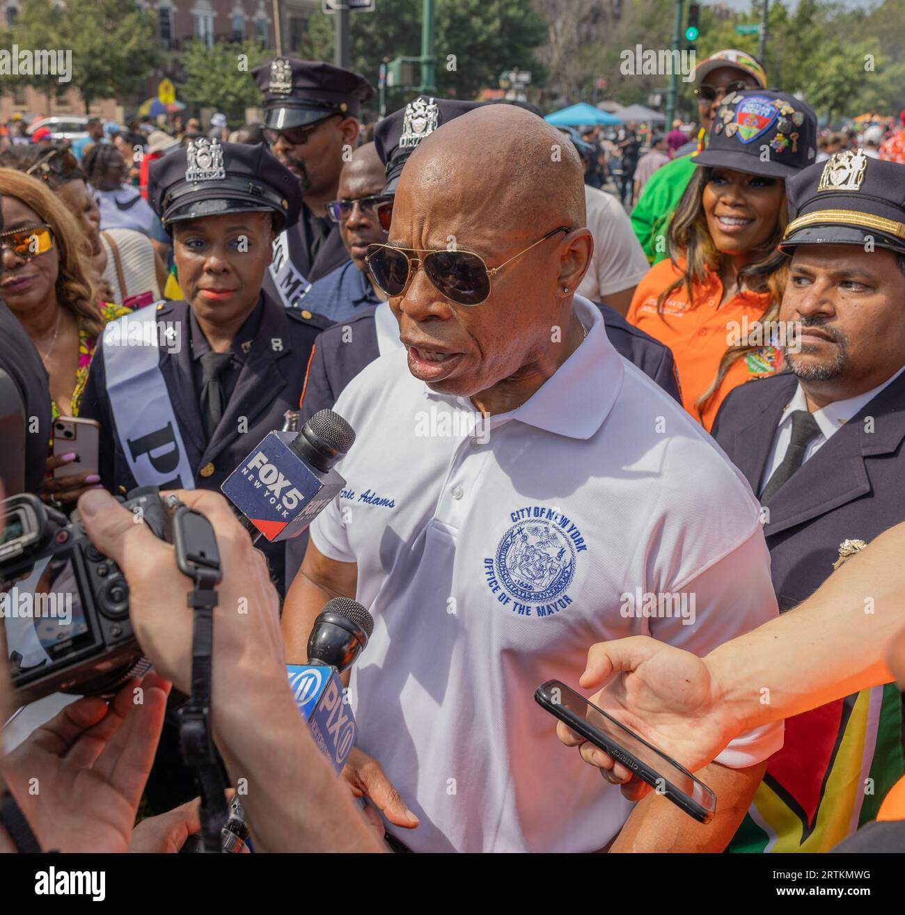 BROOKLYN, N.Y. – September 4, 2023: New York City Mayor Eric Adams ...