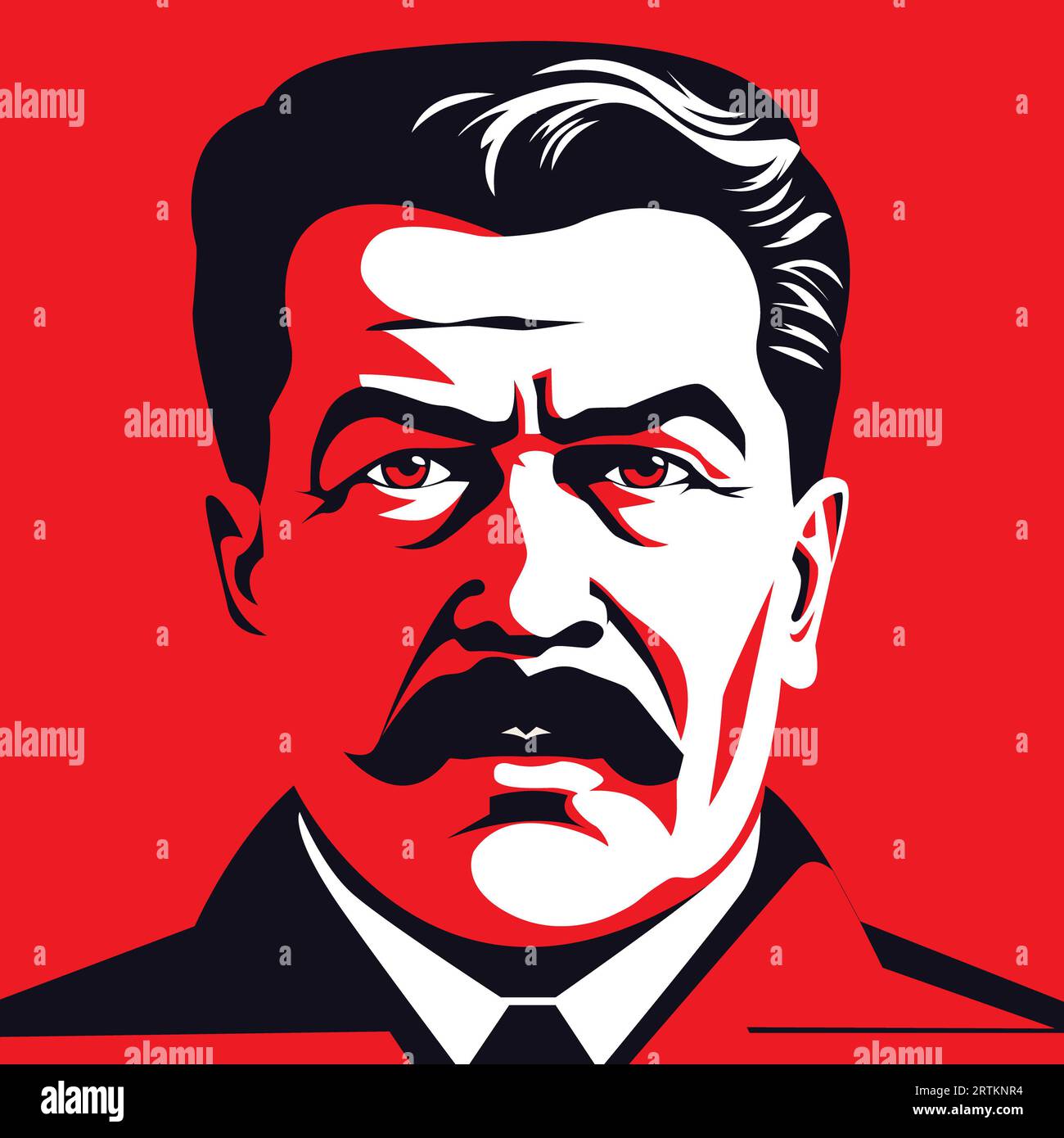 Stalin. This image is a vector illustration and can be scaled to any ...