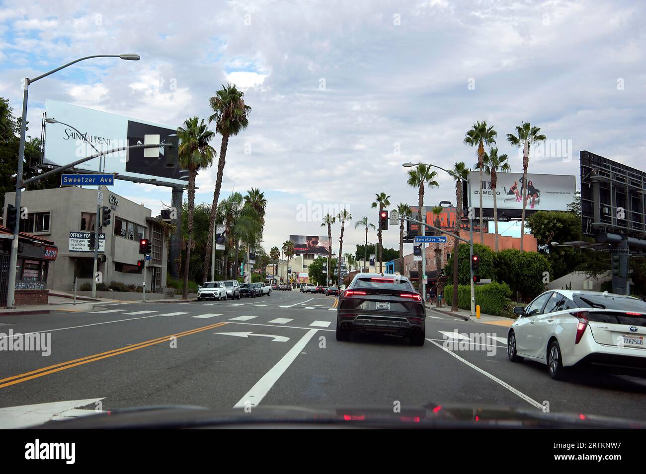 Billboards sunset strip sunset boulevard hi-res stock photography and ...