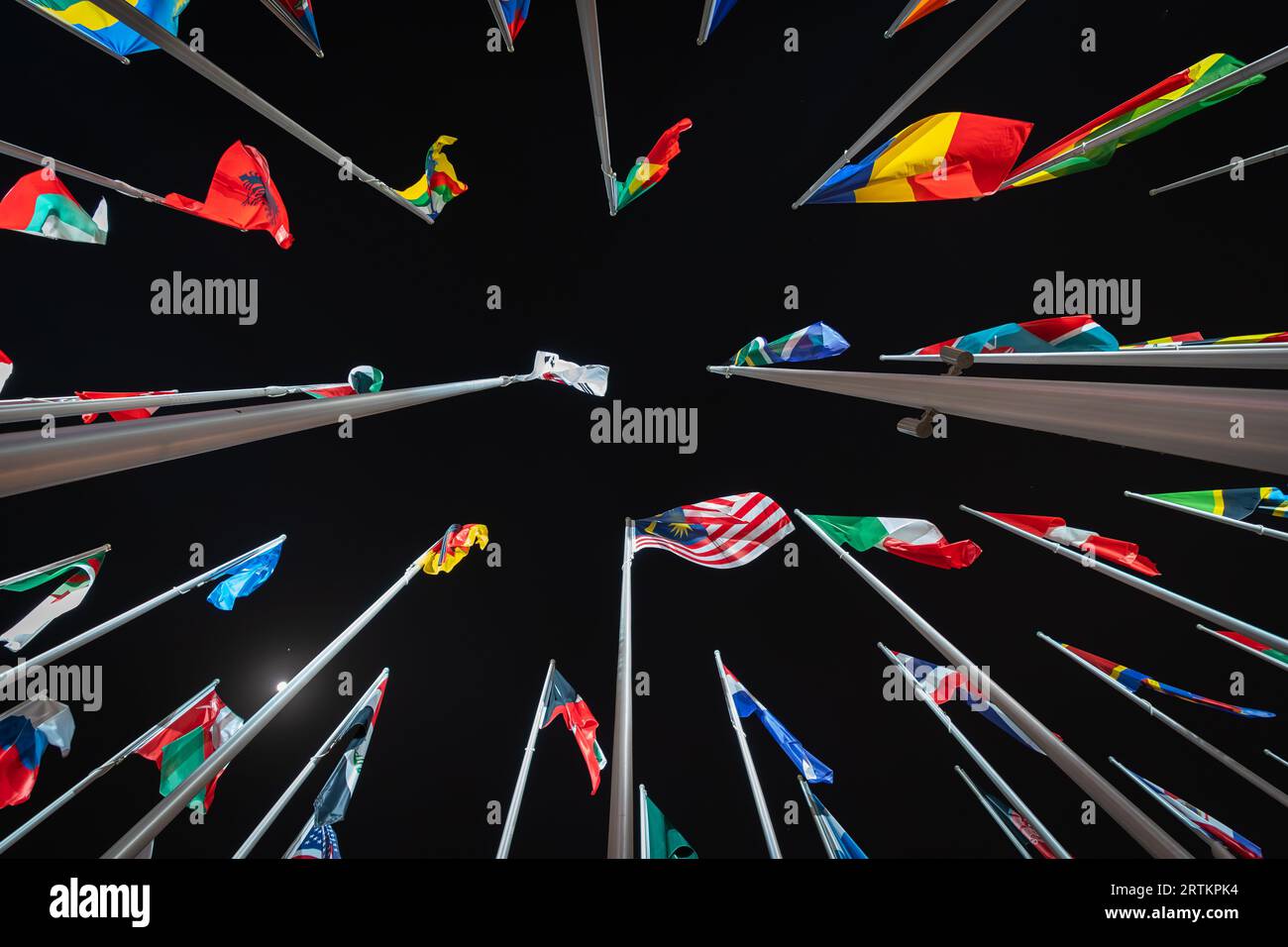 National flags of countries all over the world hi-res stock photography ...