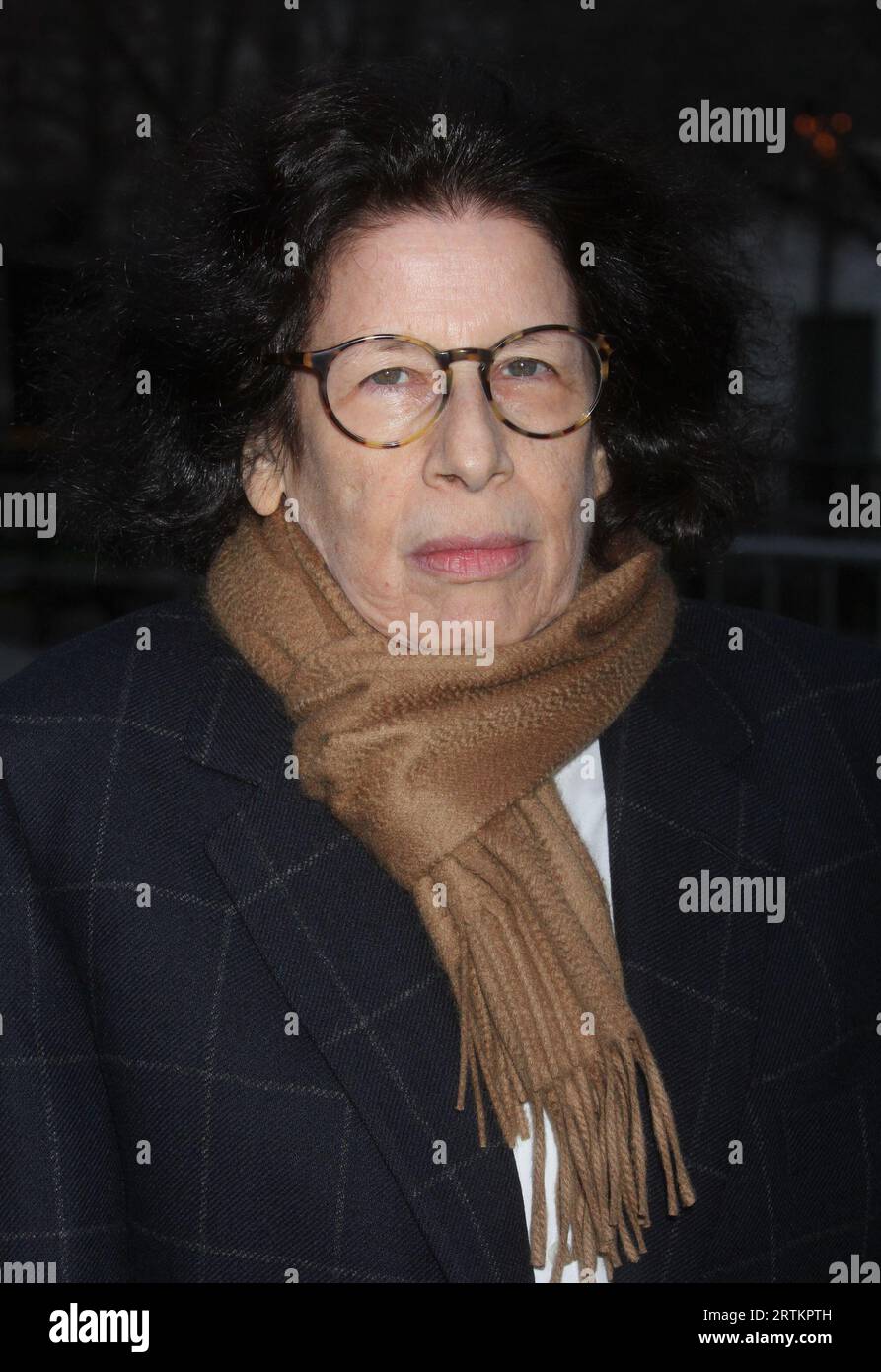 Fran Lebowitz arriving at the Vanity Fair party to celebrate the ...
