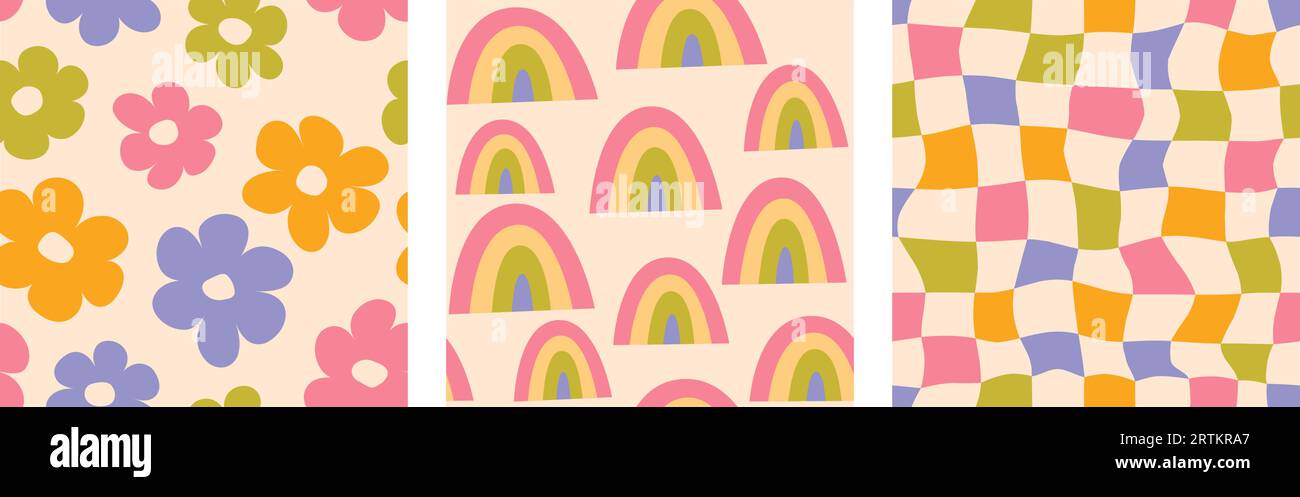 Retro Pattern Desktop Wallpaper