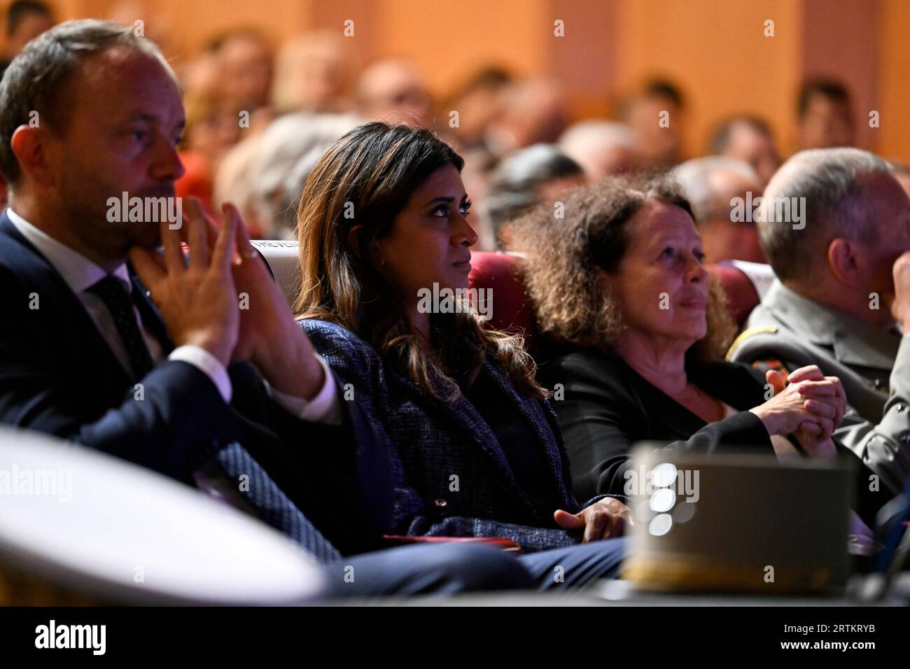 Paris, France. 13th Sep, 2023. Prisca Thevenot at the start of the ...