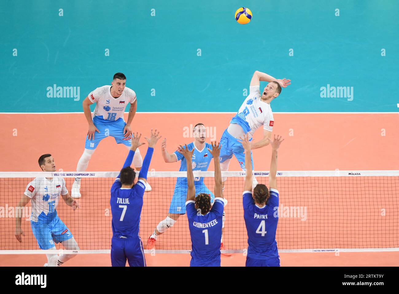 Tine Urnaut (Slovenia) Kevin Tillie, Barthelemy Chinenyeze, Jean Patry ...